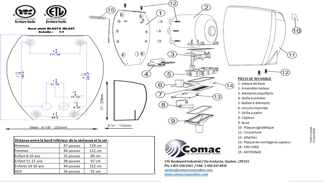 Blast- Parts french – Comac Corporation